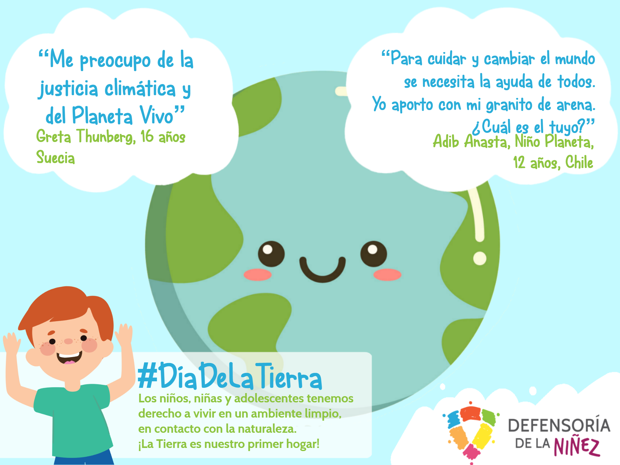Día de la Tierra - Defensoría de la Niñez